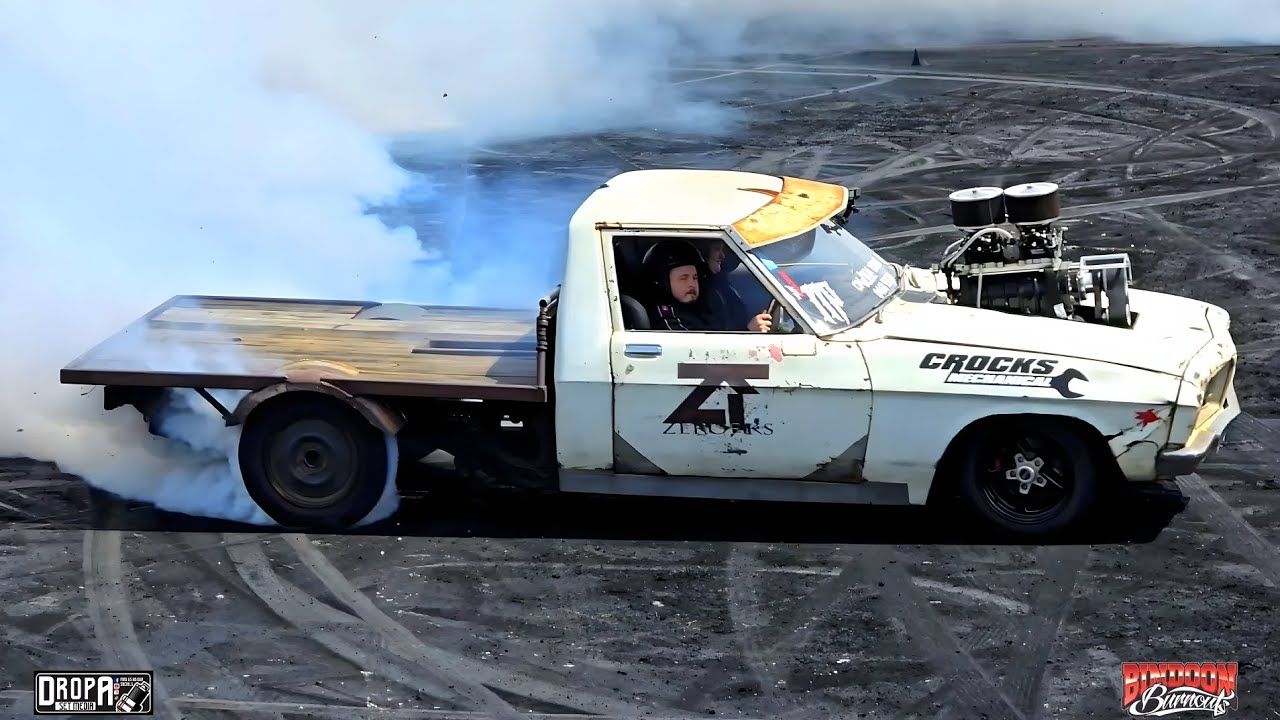 Saturday Burnouts with RUSTYQ at Bindoon Burnouts - YouTube