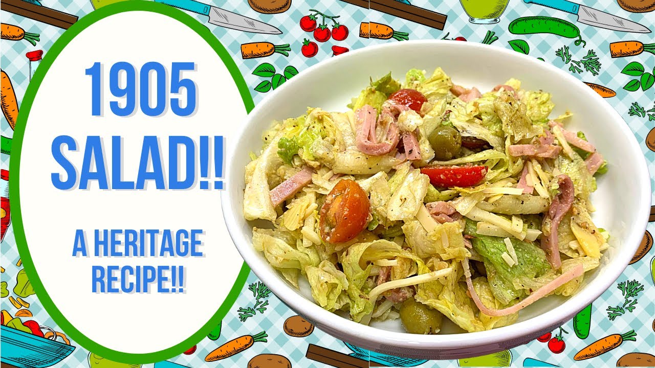 1905 SALAD!! HERITAGE RECIPE!! - YouTube