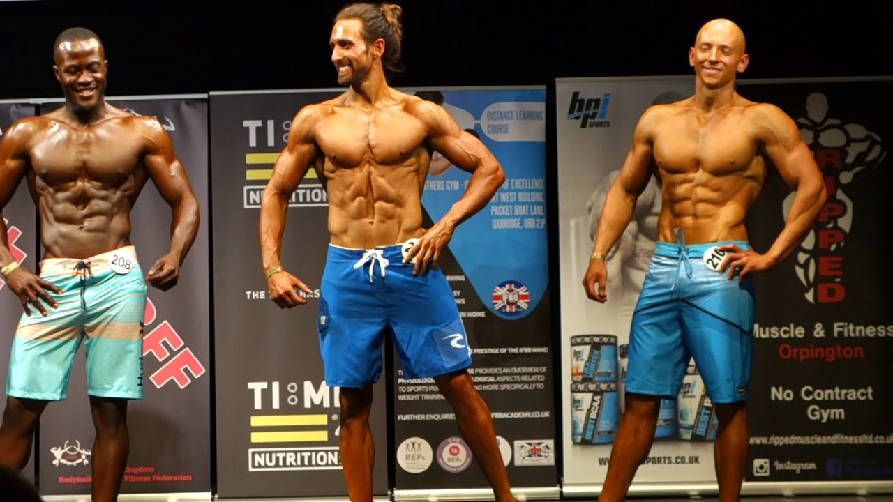 2017 UKBFF Kent Classic - Mens Physique U174 & U178 - YouTube
