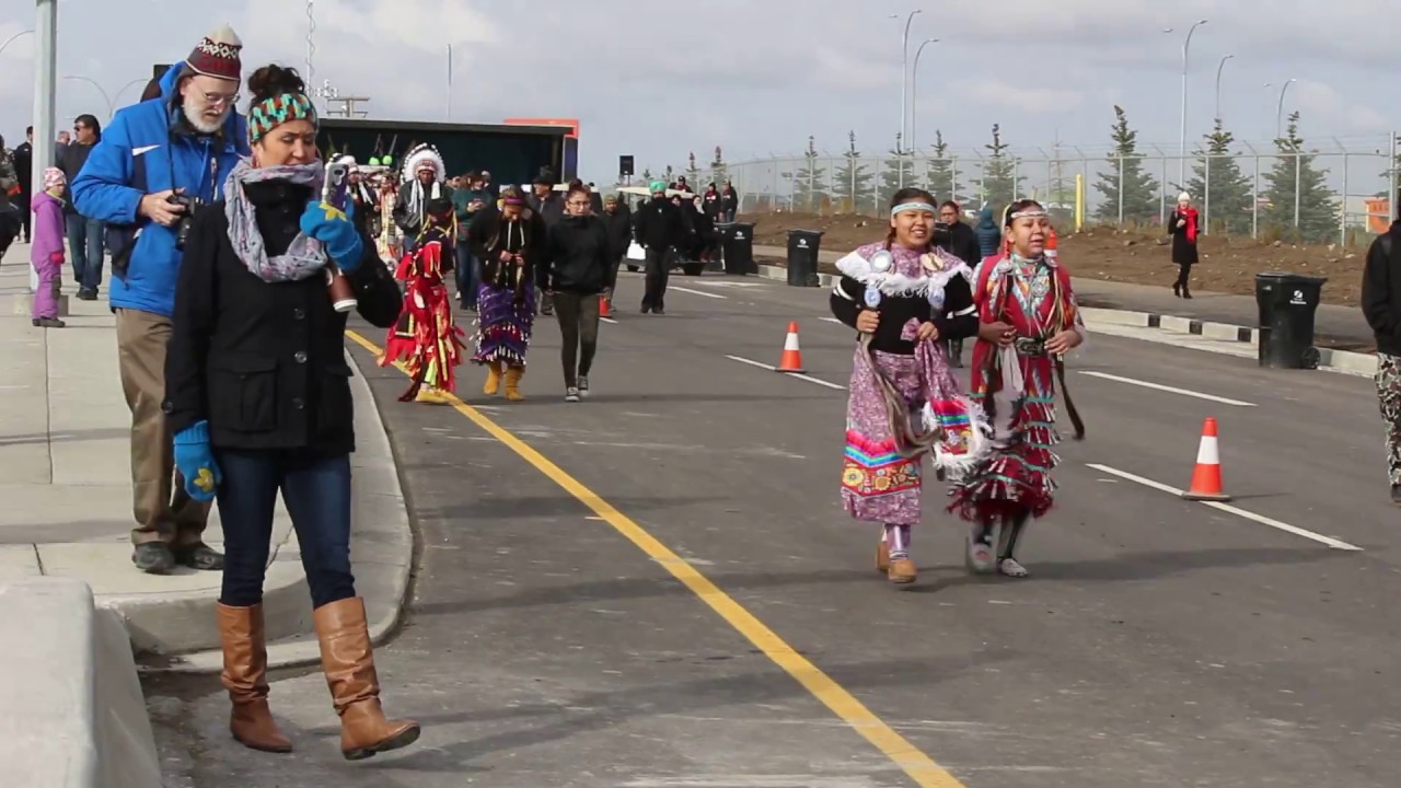 Chief Mistawasis Bridge - Opening Ceremony -9 - YouTube