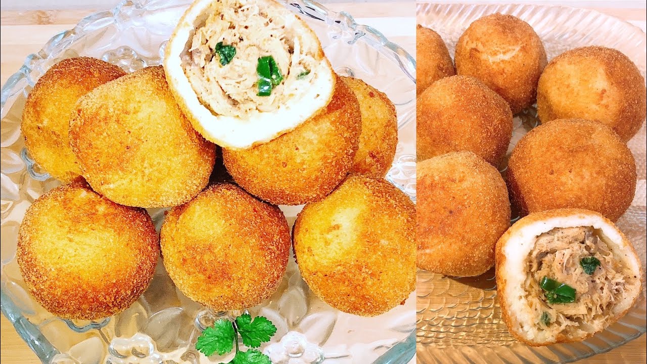 Bread balls recipe | crispy chicken bread balls | potato chicken bread ...