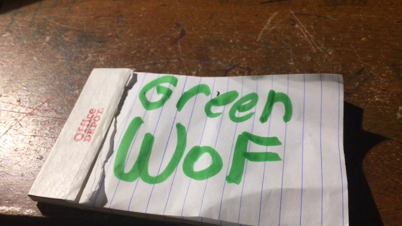 green woF - YouTube