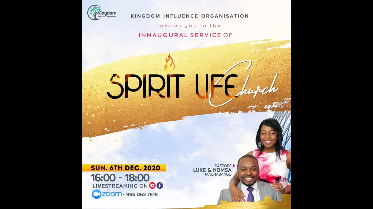 Spirit Life Church Inaugural - YouTube