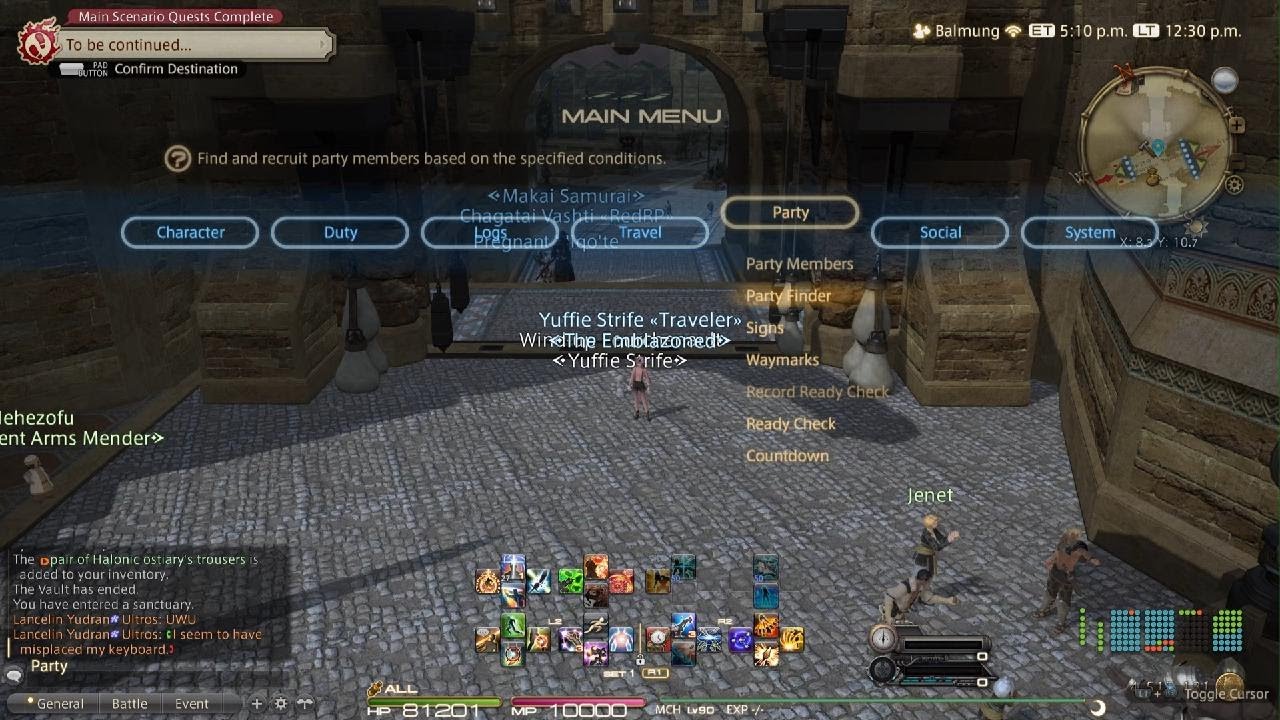 Final Fantasy XIV - Labyrinth of the Ancients - All BLU Speedrun - YouTube