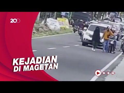 Heboh Wanita Bercadar Bikin Macet, Ternyata Korban 'Ghosting'