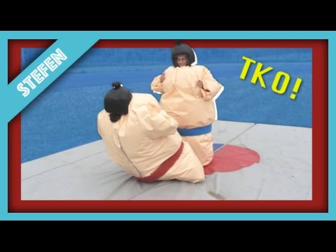 Sumo Wrestlers Fall and Can't Get Up | Stefen - YouTube