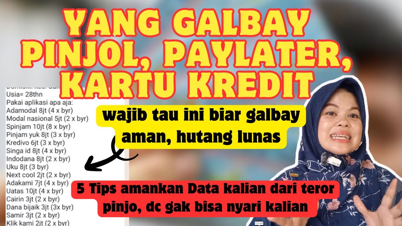 NYESAL,,GALBAY PINJOL, PAYLATER, KARTU KREDIT GAK TAU CARA KELUAR ...
