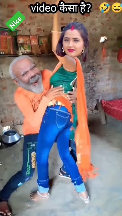 funny modi V's kajal dance # short funny # trending viral # short video # comedy short - YouTube