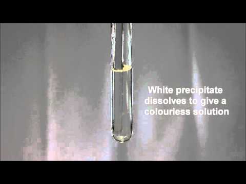 Test for Cation: Test for Zinc (II) ion with Aqueous Sodium Hydroxide ...