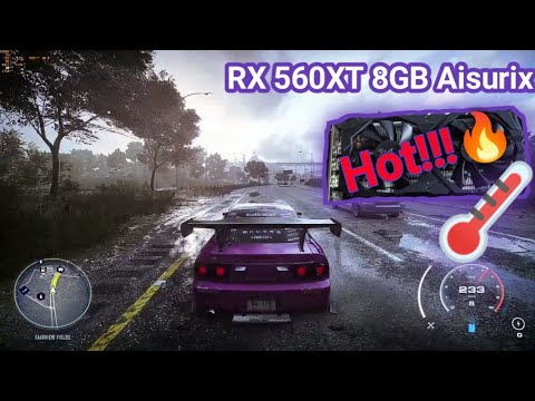 NEED FOR SPEED HEAT Test vga rx 560XT Aisurix - YouTube