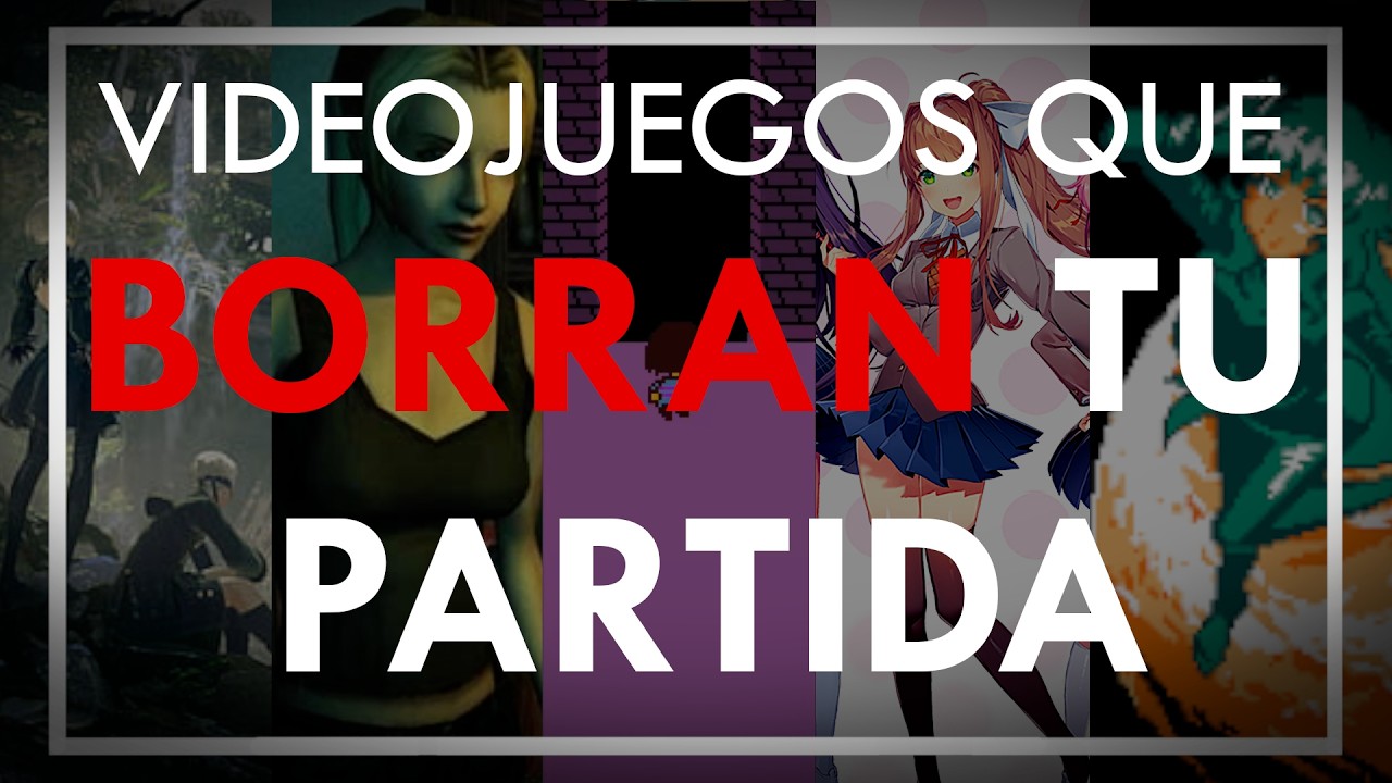 Videojuegos que BORRAN tu Partida Guardada - YouTube