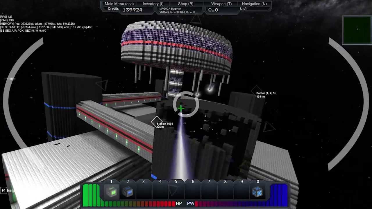 StarMade - Episode 2 - Space station disassemble - YouTube