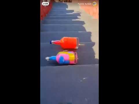 Crushing Colorful Bottles for ASMR  #asmr