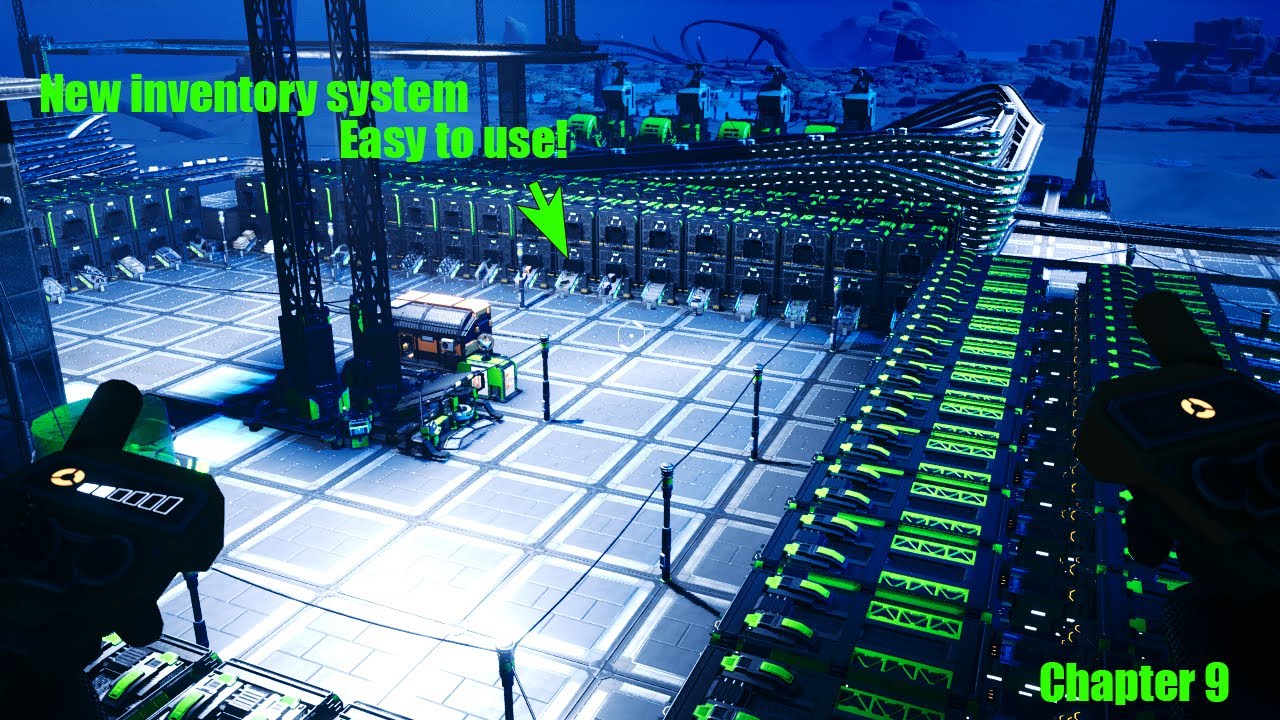 Setting up an inventory system 101 -Satisfactory Ch9 - YouTube