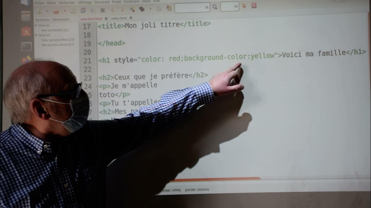Initiation au langage HTML (2/2) - YouTube