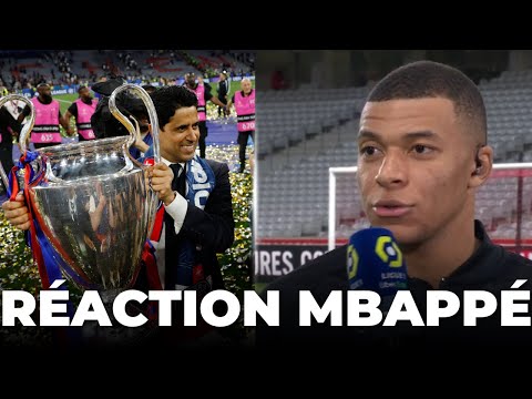 La réaction de Kylian Mbappé après le sacre du PSG ( PSG 5-0 Inter Milan )