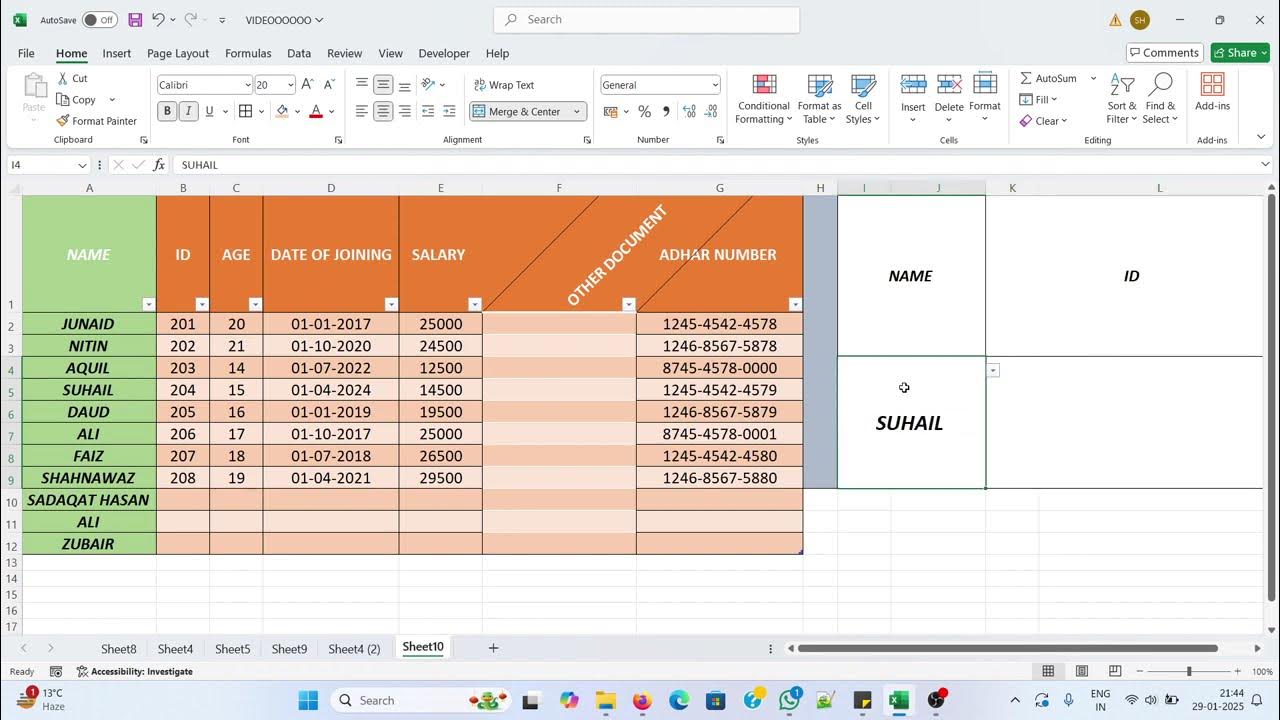 How to use dynamic formula with Vlookup #shortvideo #vlookup # ...