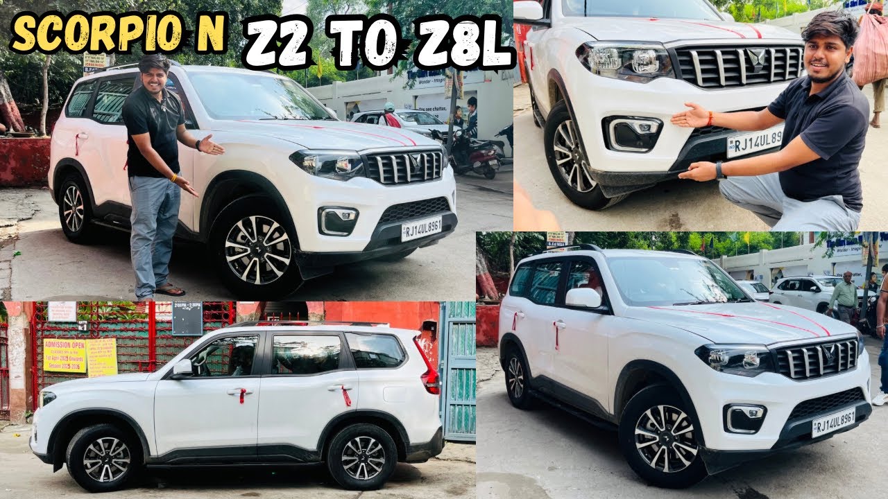 Mahindra Scorpio N Z2 Modified with Price | Scorpio N Z2 to Z8L ...