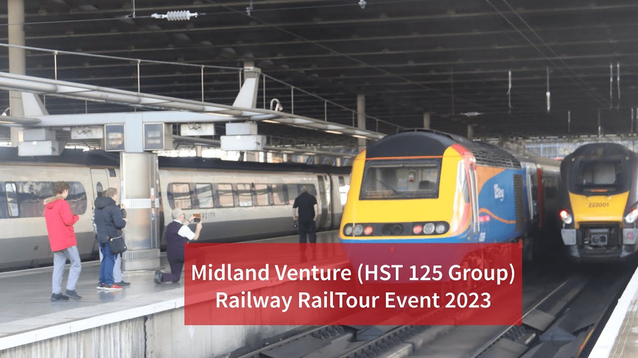Midland Venturer (HST Class 125 Group) Railway RailTour Train Event ...