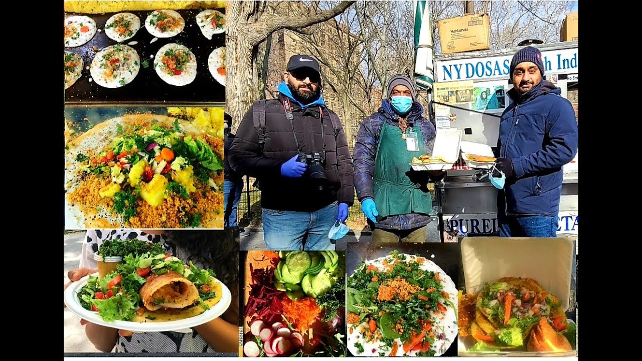NY Dosas || The Famous Indian Food || The Dosa Man - YouTube