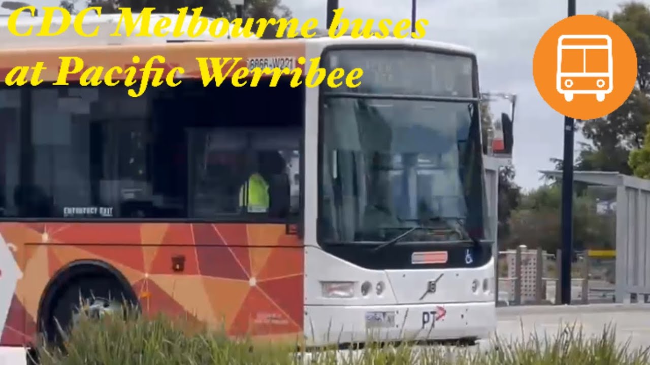 CDC Melbourne buses at Pacific Werribee - YouTube