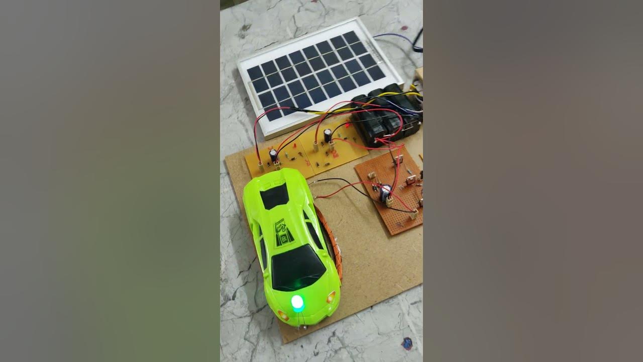 Solar Wireless Electric Vehicle charging system - YouTube