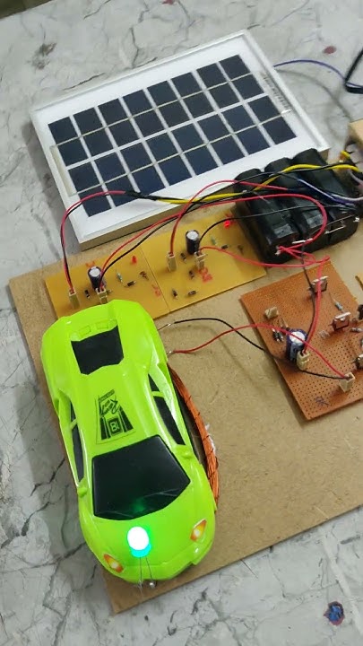 Solar Wireless Electric Vehicle charging system - YouTube