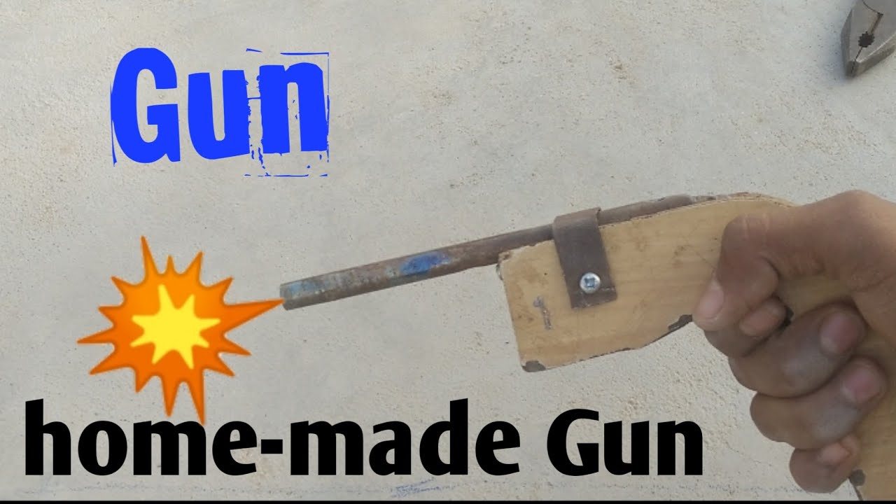 How to make gun at home // using steel pipe // mr. hot experiments ...