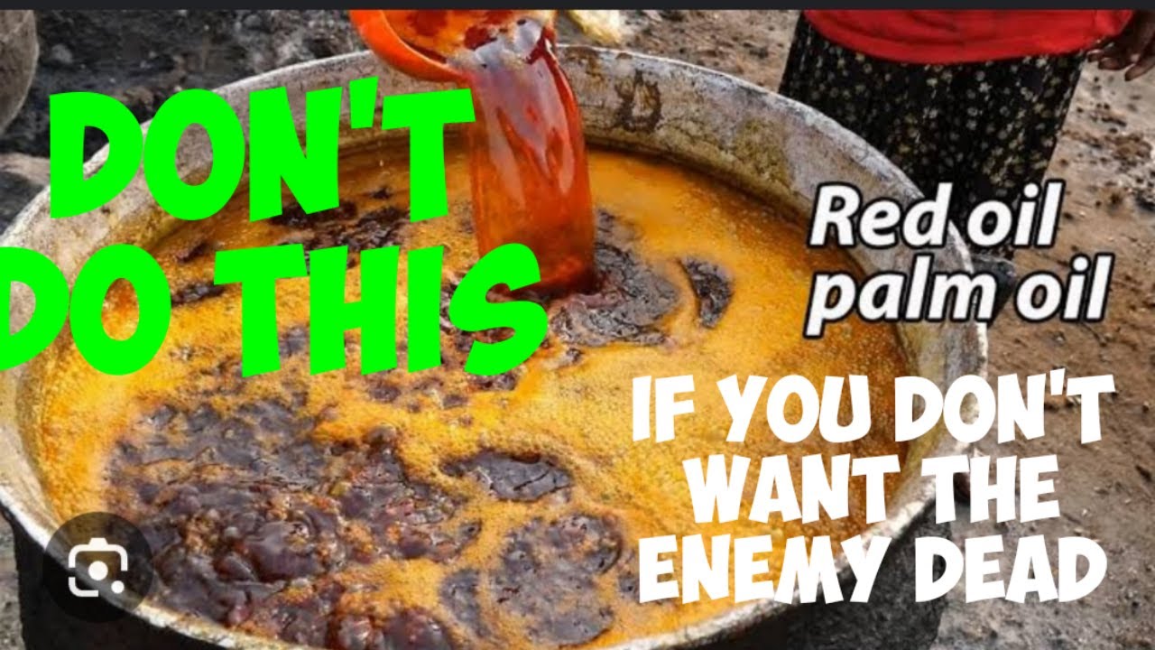 Boil this in Palm Oil and See what happens to the Enemy #spiritual ,# ...
