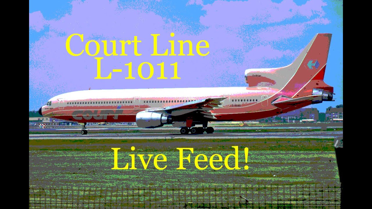 Spinning L-1011 from Court Line Aviation - YouTube