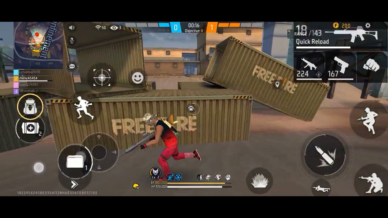 FREE FIRE KA PERRO NEW VERSION GAMEPLAY - YouTube
