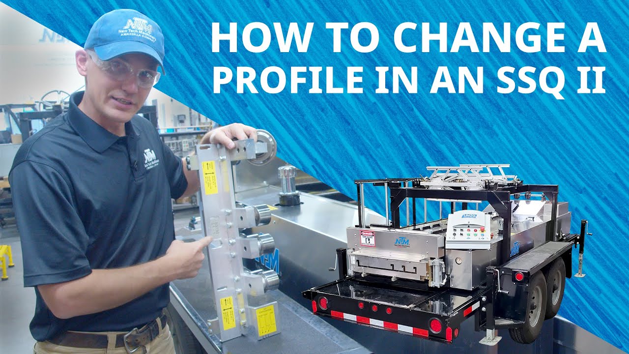 How to Change a Profile in an NTM SSQ II™ MultiPro Roof Panel Machine ...