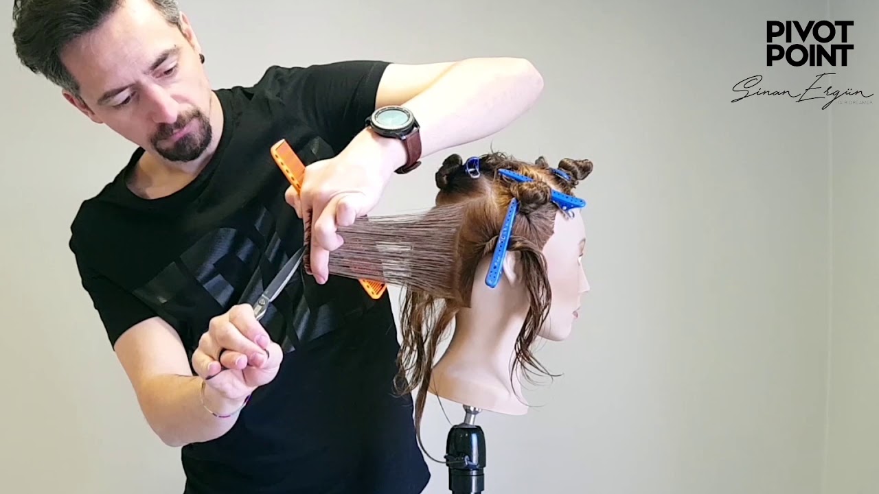 Pivot Point teknikleri ile URBAN LAYERS (alt yazılı) saç kesim ...