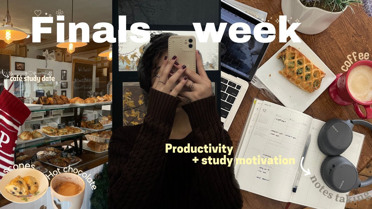 STUDY VLOG ʚ♡⃛ɞ || finals week prep + study with me 📚🍂 - YouTube