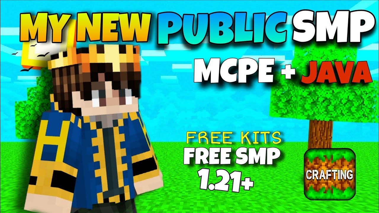 New Public Smp Join | Crafting and building smp 24/7 online - YouTube