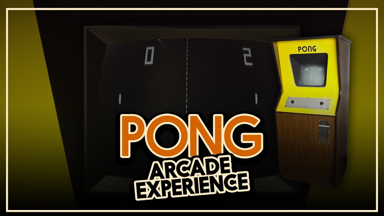 Pong - 1972 - Arcade Experience | Cabinet Simulation - YouTube