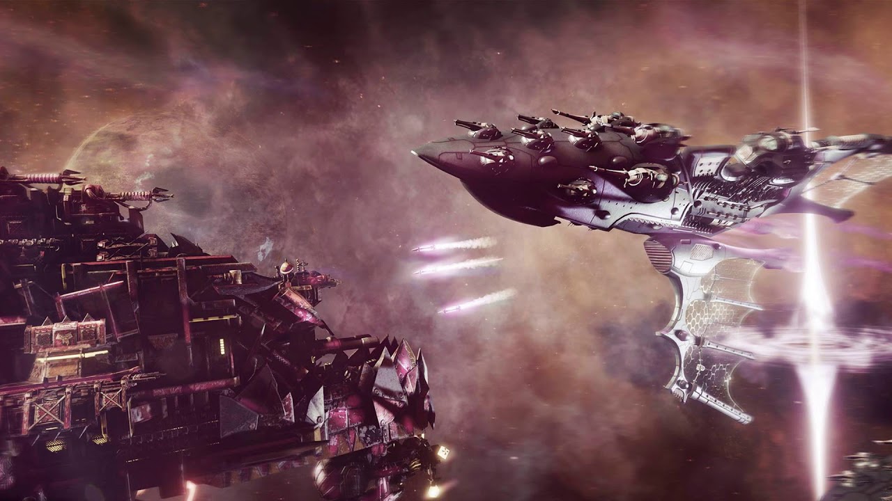 The Golden Armada | Eldar Corsairs Combat Music - YouTube