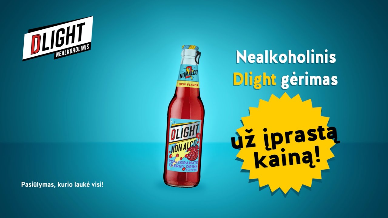 Nealkoholinis Dlight gėrimas - YouTube