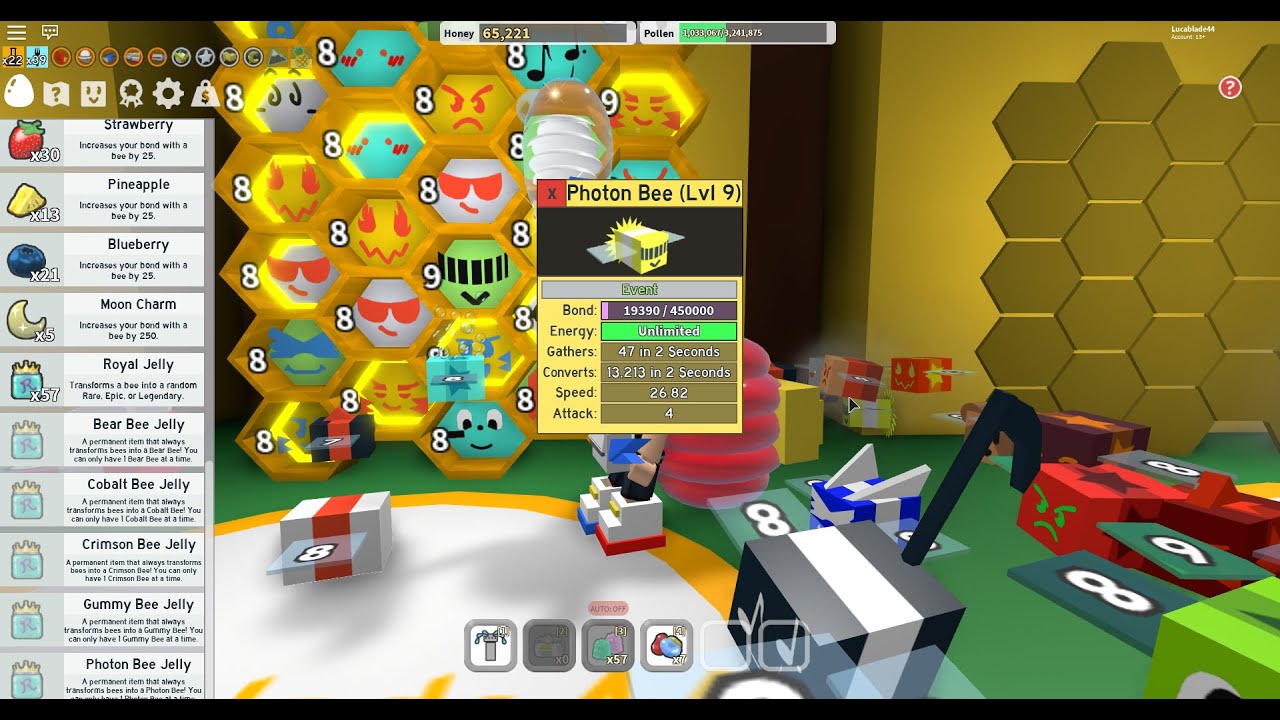 photon bee in bss - YouTube