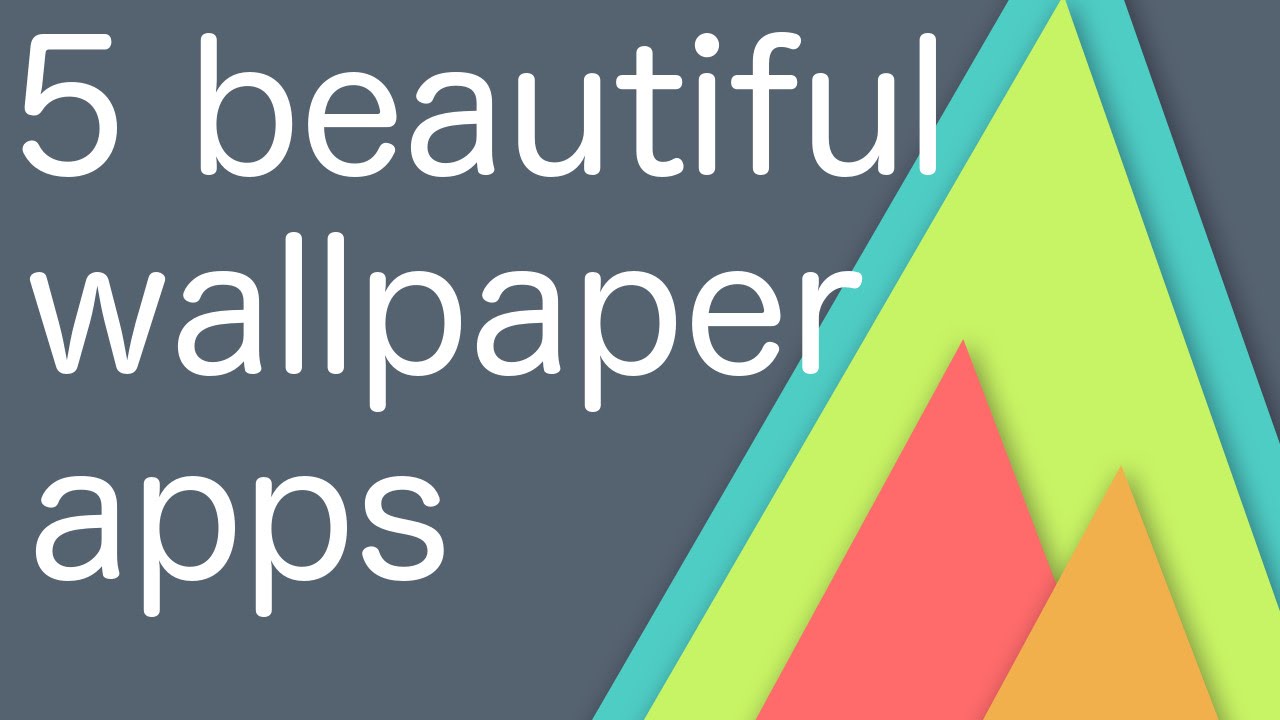 5 Beautiful Wallpaper Apps for Android - YouTube