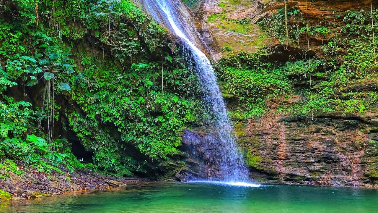 Blue Basin Falls - YouTube