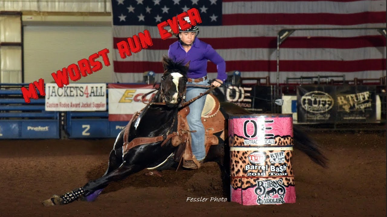MY WORST BARREL RACING RUN EVER - YouTube