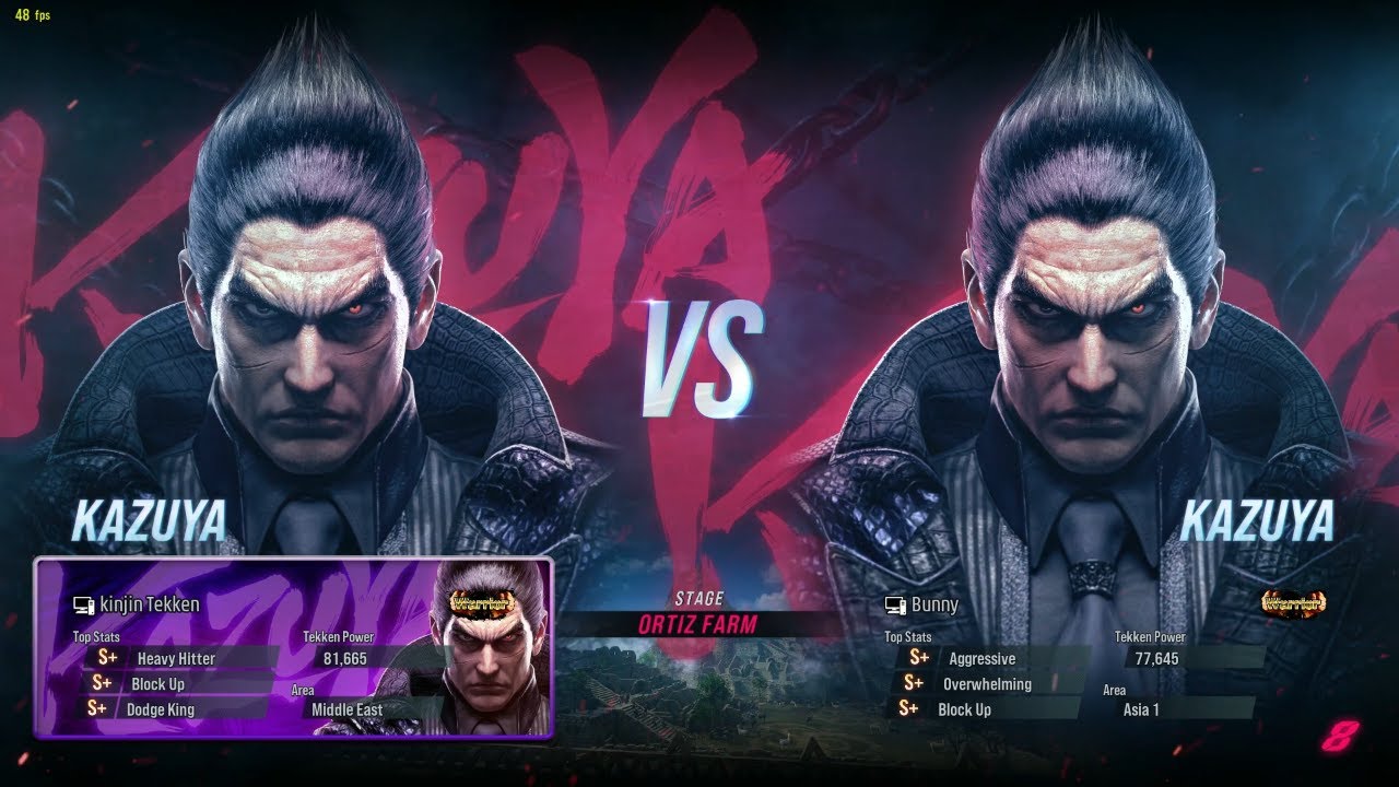 Tekken 8 CBT Kazuya Mirror Match | Kinjin Tekken Vs Bunny | 鉄拳8 - YouTube