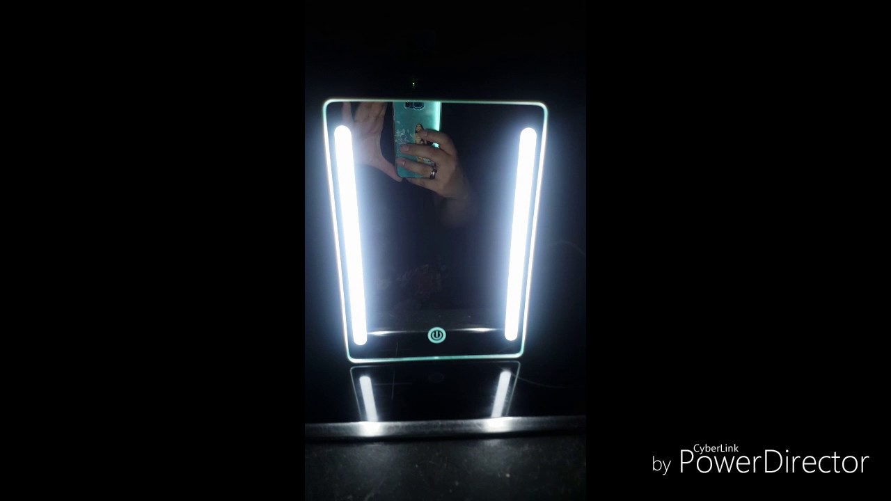 Jerrybox Schminkspiegel mit Beleuchtung - YouTube