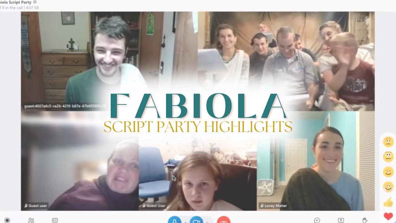 Fabiola Script Party Highlights - YouTube