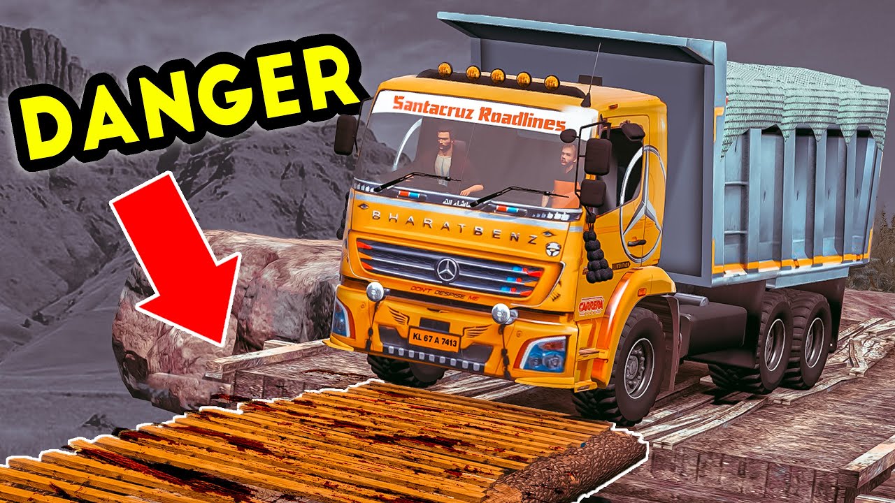 Indian BHARATBENZ Truck in Indian Map | Road To India | Ets2 - YouTube