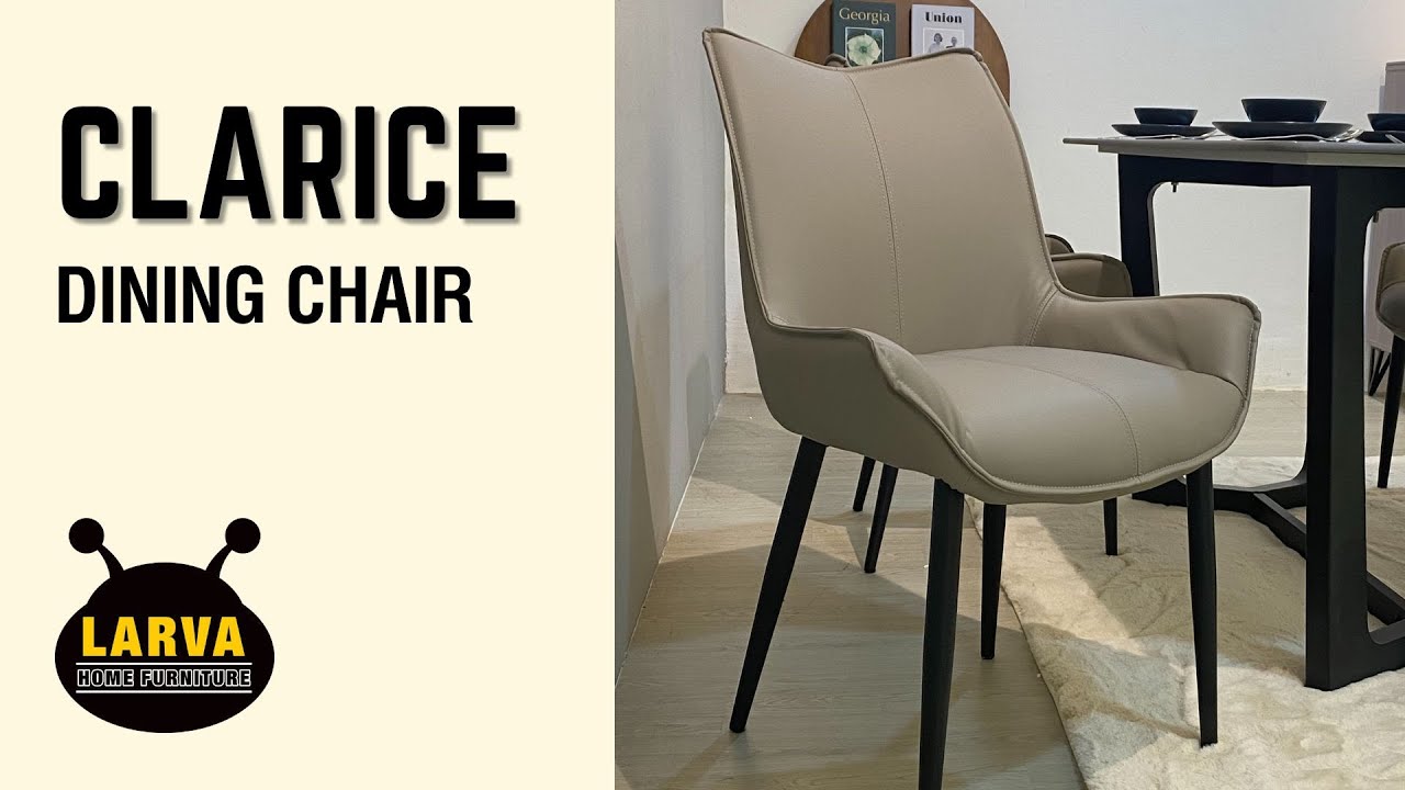 Clarice Dining Chair | Larva Home Furniture - YouTube