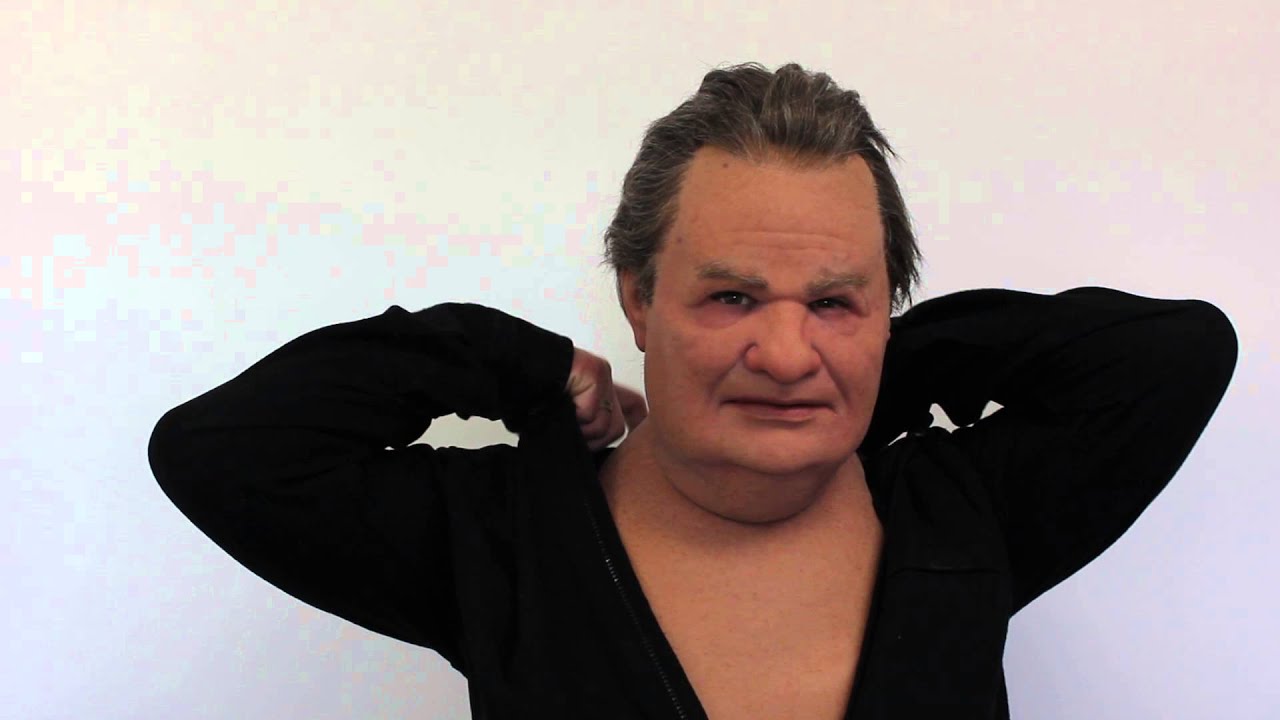 silicone mask The Fat man realflesh masks - YouTube
