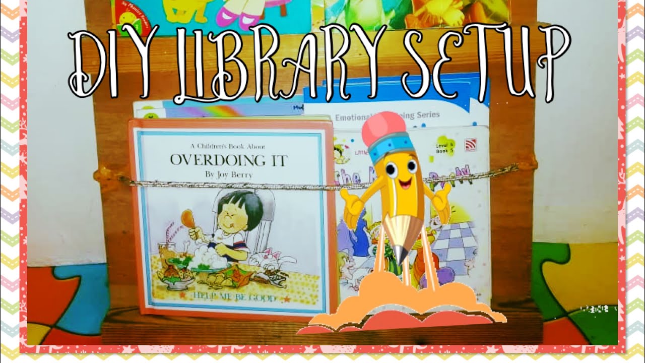 A simple Library setup at home | DIY shelf | Wood work | Learn with ...