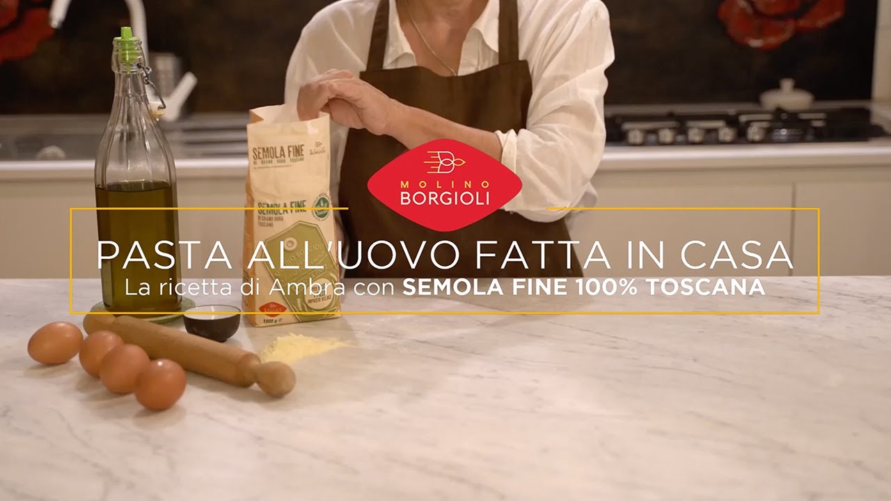 PASTA all'UOVO fatta in CASA con semola fine TOSCANA impastata a mano e ...